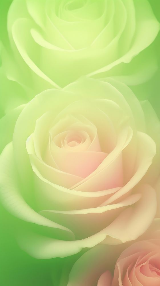 Blurred gradient roses pattern green | Premium Photo Illustration ...