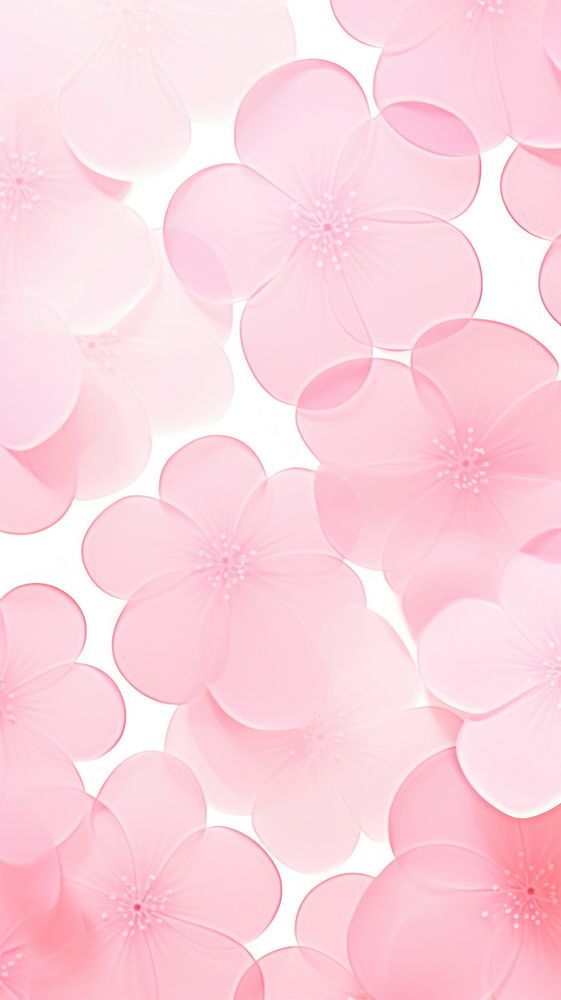 Pink flower pattern backgrounds petal | Premium Photo Illustration ...