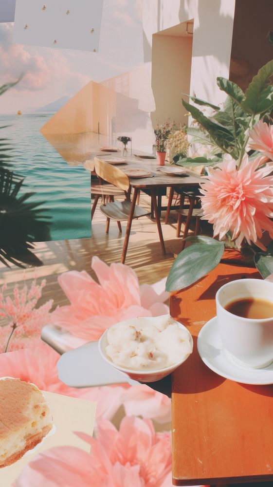 Coffee shop craft collage art | Free Photo Illustration - rawpixel