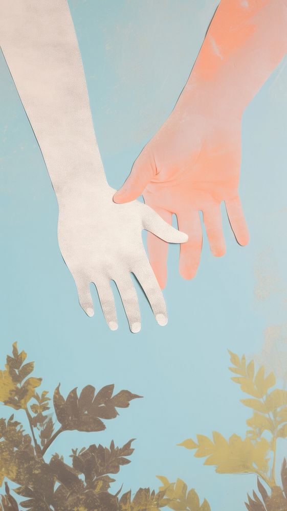 Couple love craft collage hand | Premium Photo Illustration - rawpixel