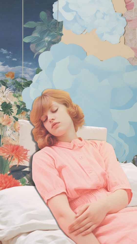 Sleep craft collage furniture painting | Premium Photo Illustration ...