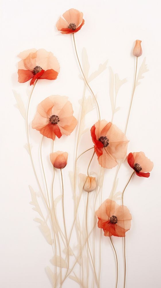 Real pressed poppy flowers petal | Premium Photo - rawpixel
