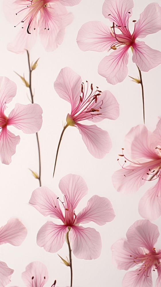 Real pressed azalea flowers backgrounds | Premium Photo - rawpixel