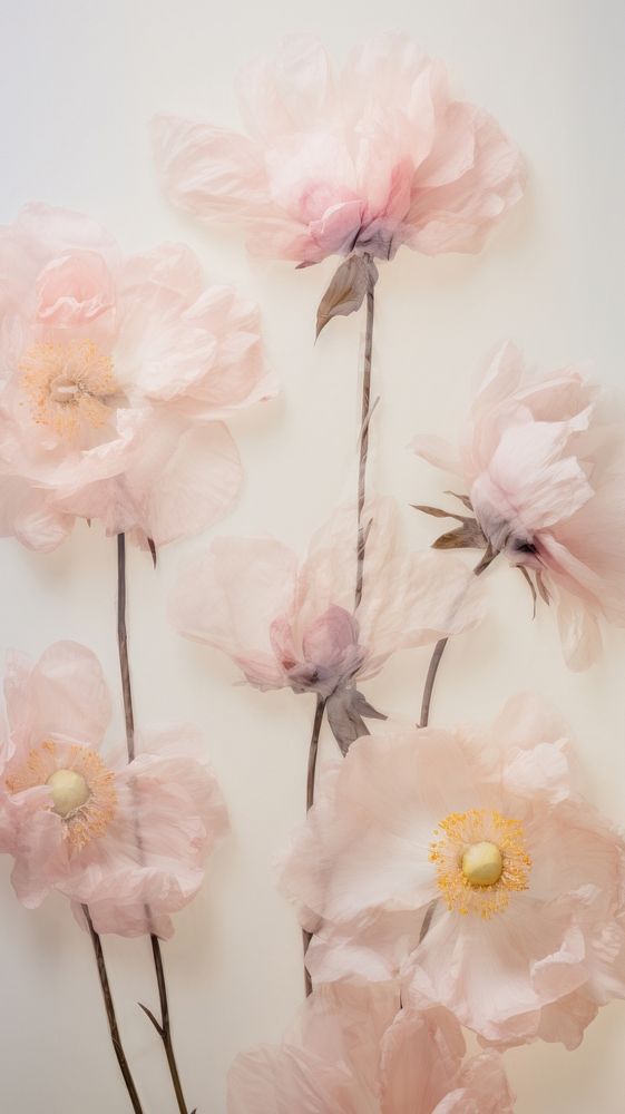 Real pressed peonies flower blossom | Premium Photo - rawpixel