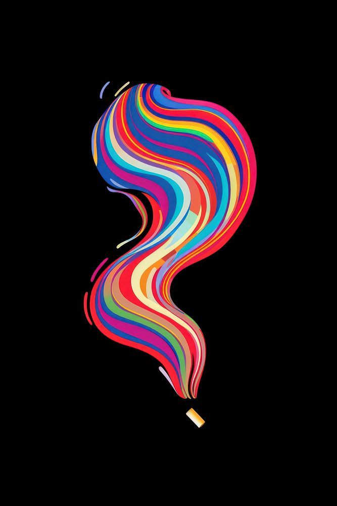 Cigarette smoke abstract graphics art. | Premium Photo Illustration ...