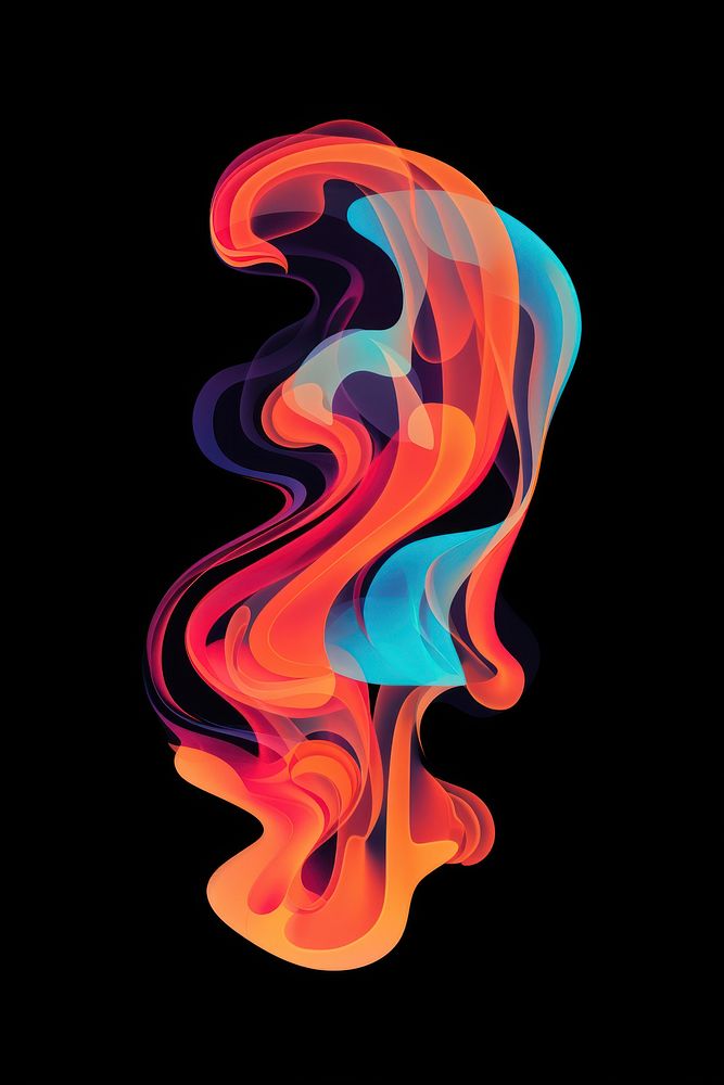 Cigarette smoke abstract pattern art. | Premium Photo Illustration ...