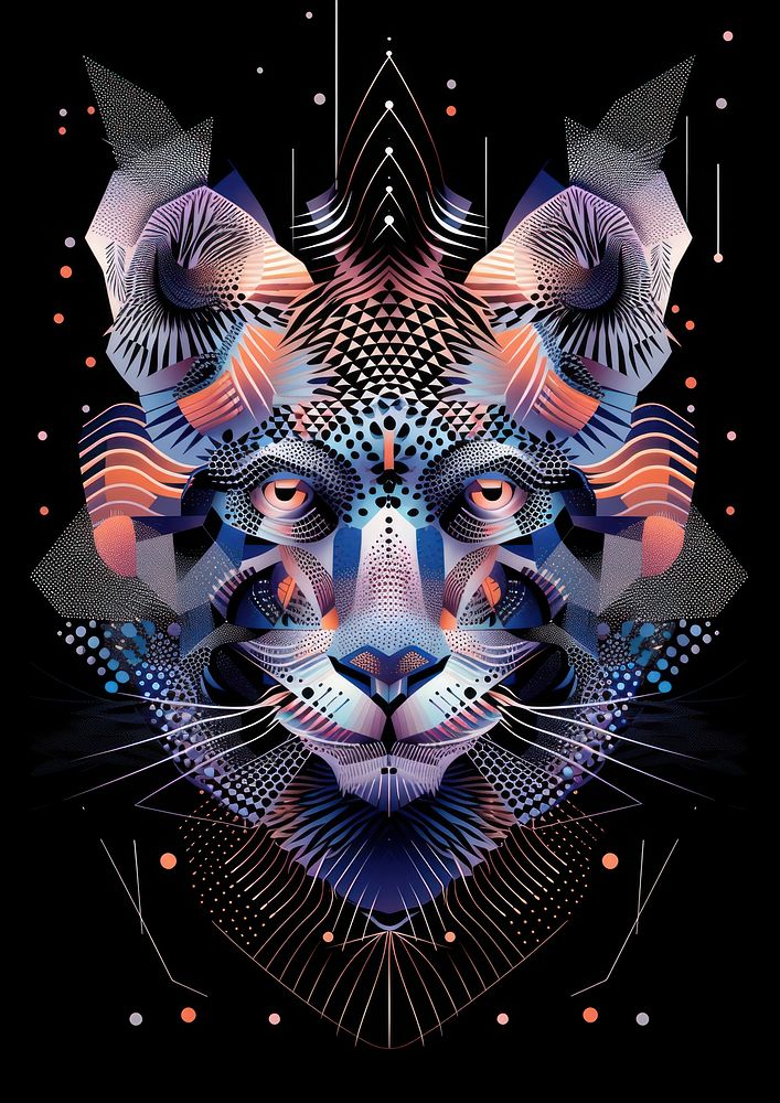 Animal art abstract graphics. | Premium Photo Illustration - rawpixel