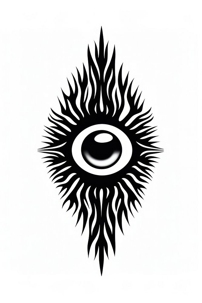Devils eye symbol white logo. | Premium Photo Illustration - rawpixel