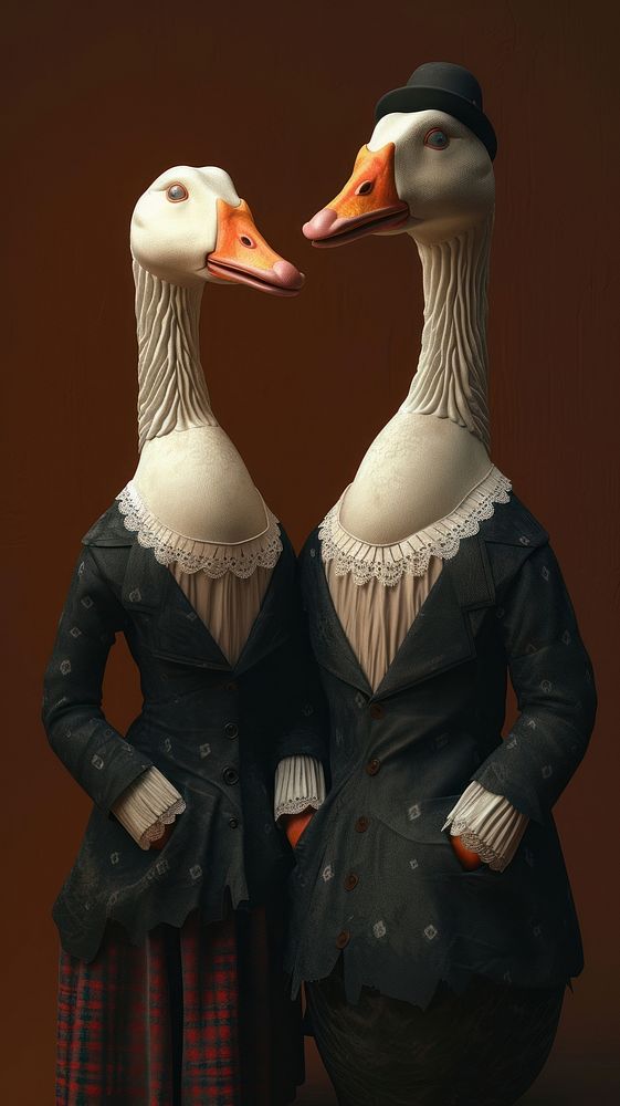 Animal goose portrait human. | Premium Photo Illustration - rawpixel