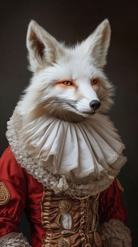 Animal fox portrait costume. | Premium Photo Illustration - rawpixel
