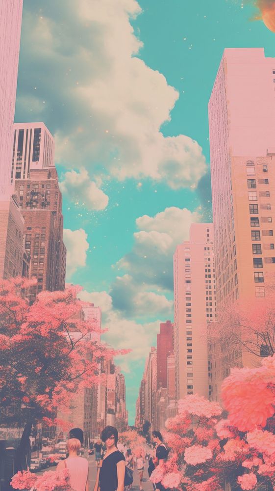 New york city architecture skyscraper | Free Photo Illustration - rawpixel