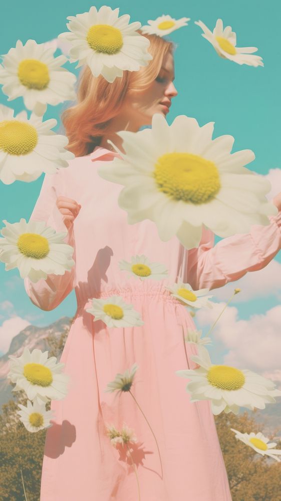 Daisy portrait outdoors flower. | Premium Photo Illustration - rawpixel