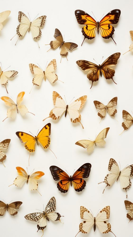 Pressed butterflies butterfly animal insect. | Premium Photo - rawpixel