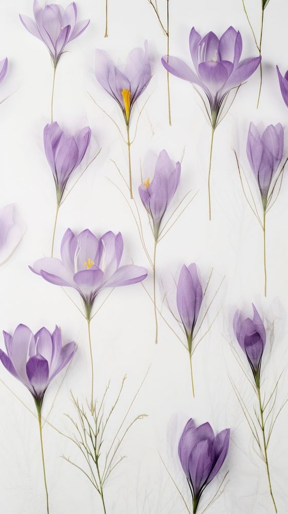 Pressed Crocus crocus flower backgrounds. | Premium Photo - rawpixel