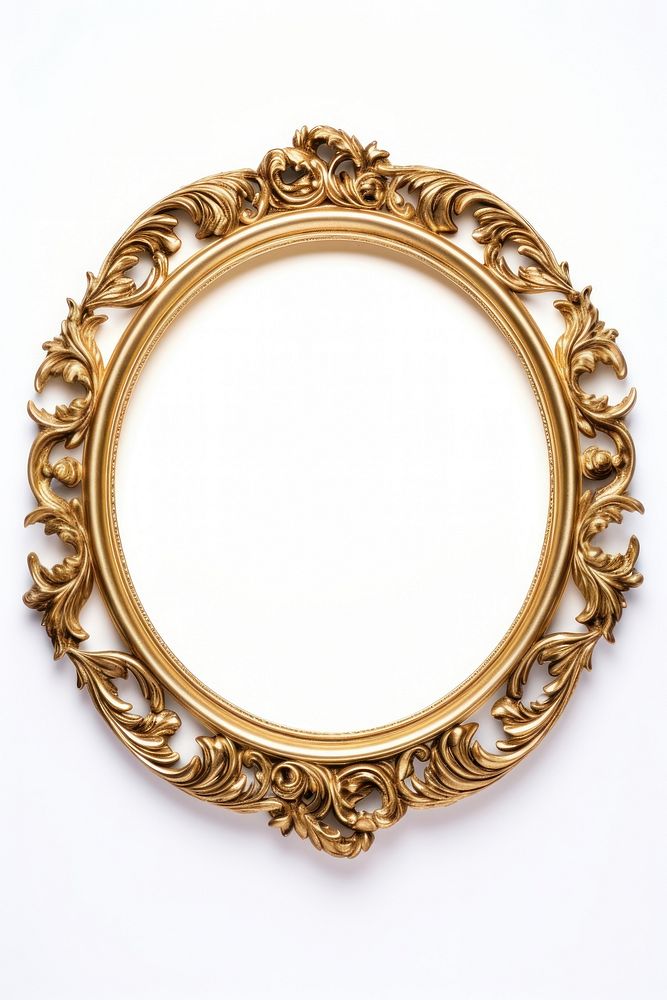 Gold cement oval Renaissance frame | Free Photo - rawpixel