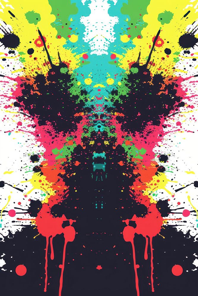Splash art abstract painting. | Free Photo Illustration - rawpixel