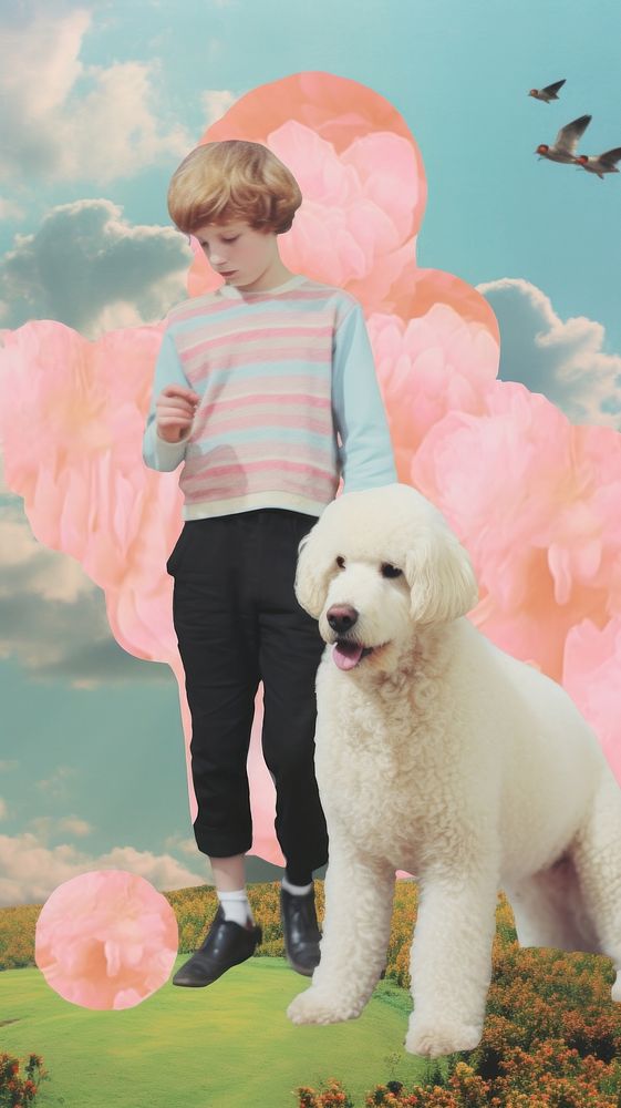 Boy dog portrait mammal animal. | Premium Photo Illustration - rawpixel