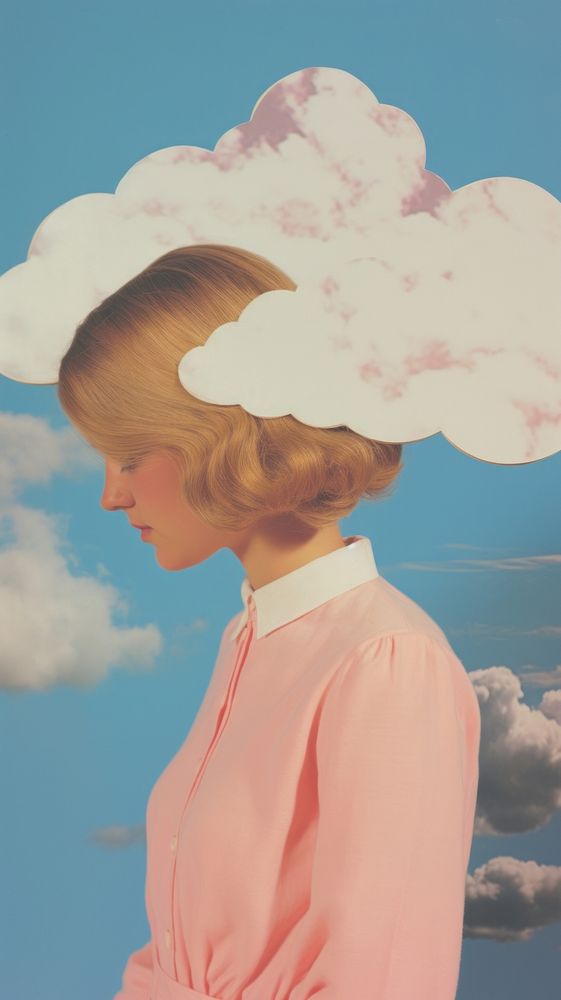 Cloud art portrait painting. | Premium Photo Illustration - rawpixel
