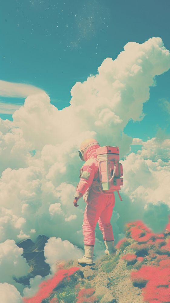 Astronaut cloud outdoors nature. | Free Photo Illustration - rawpixel