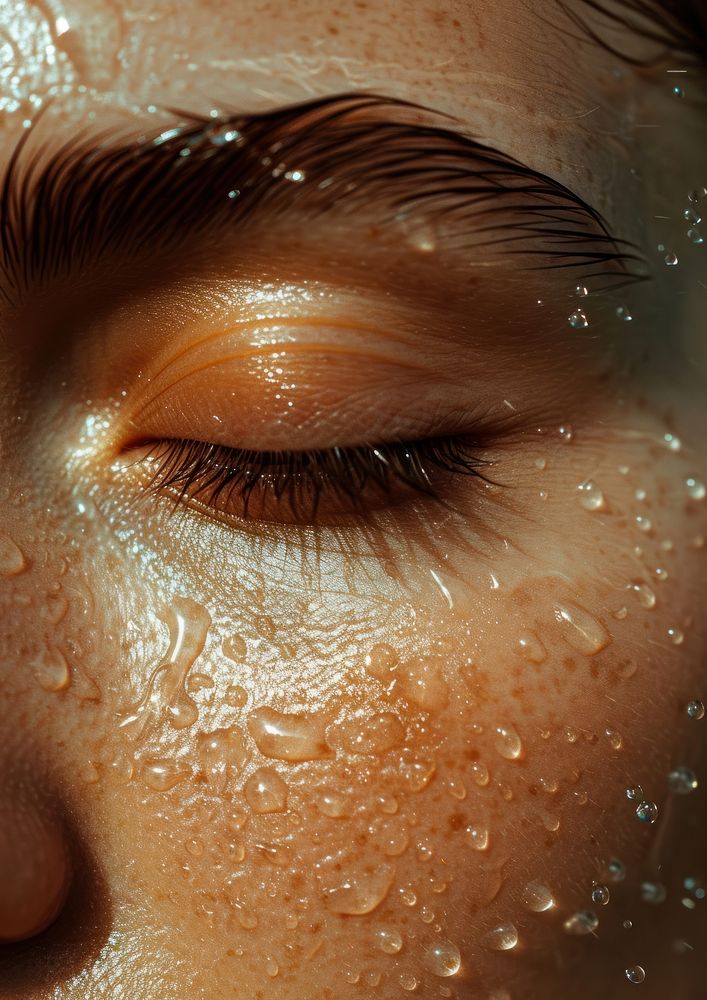 Closed woman eye skin face | Free Photo - rawpixel