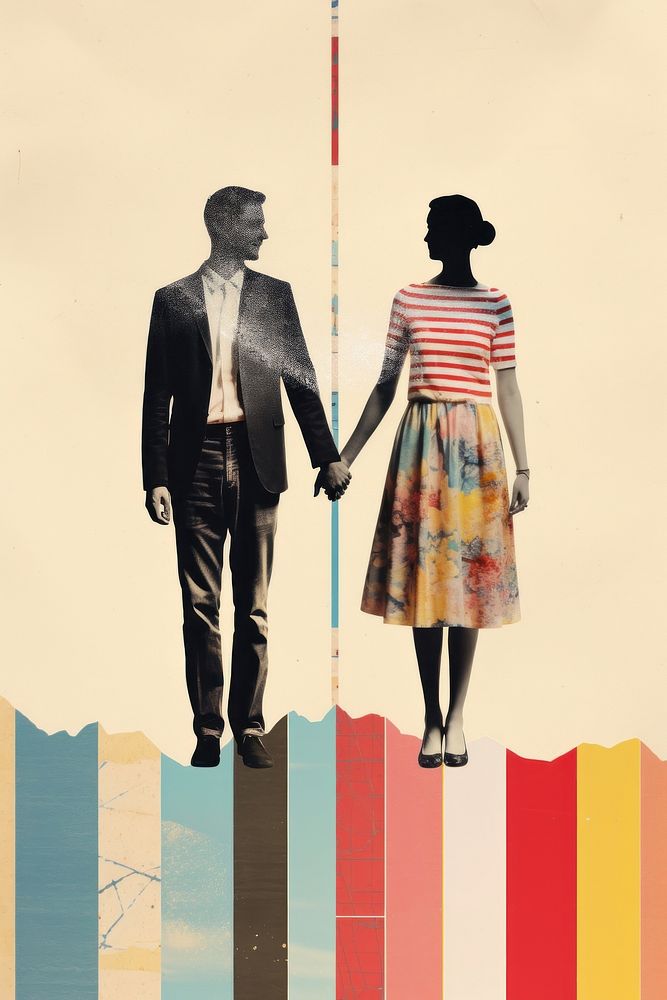 Couple pattern adult hand. | Free Photo Illustration - rawpixel