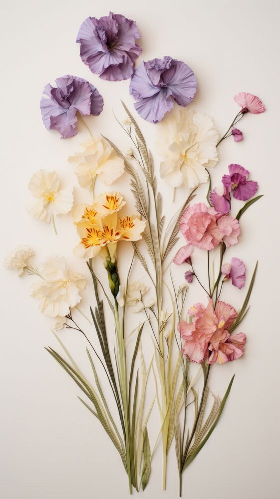 Real pressed flower carnation blossom | Free Photo - rawpixel