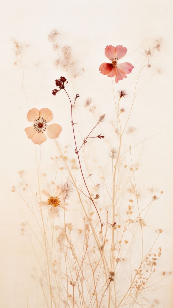 Real pressed flower pattern plant. | Premium Photo - rawpixel