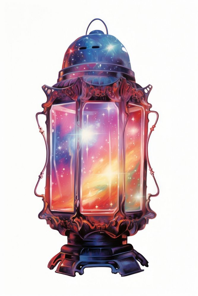 galaxy Lantern lantern white background | Free Photo Illustration ...