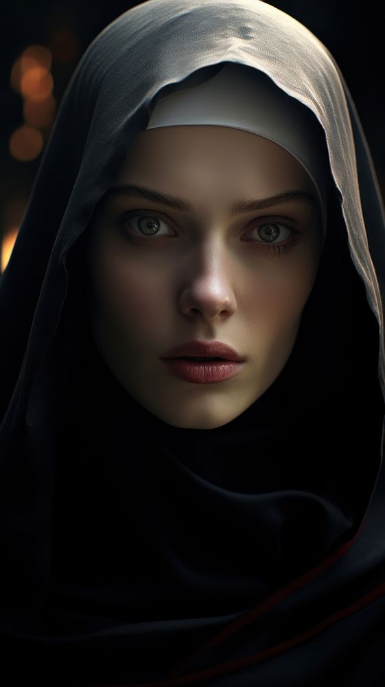 Beautiful holy nun portrait fashion | Free Photo - rawpixel