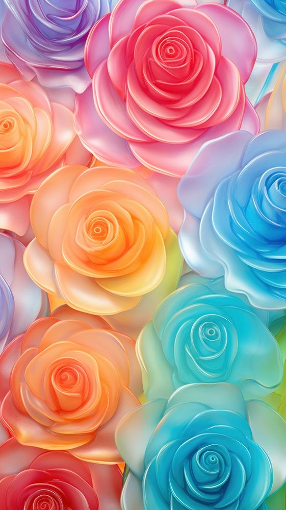 Fused glass rose pattern backgrounds | Free Photo - rawpixel