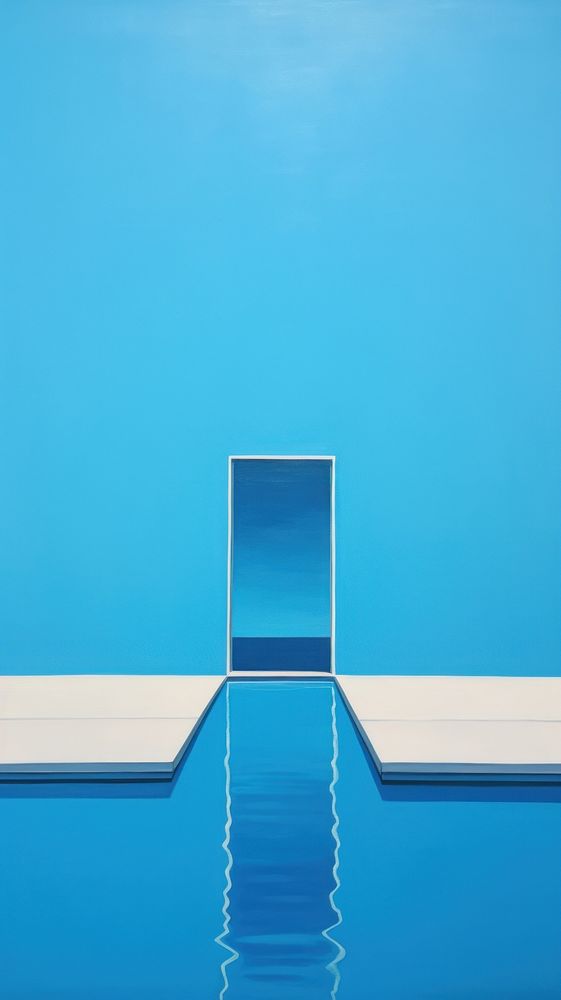 Beautiful blue pool outdoors architecture | Free Photo Illustration ...
