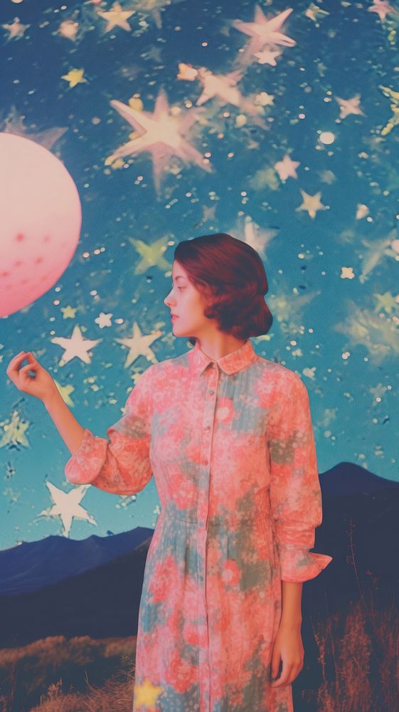 Star night sky portrait outdoors | Premium Photo Illustration - rawpixel