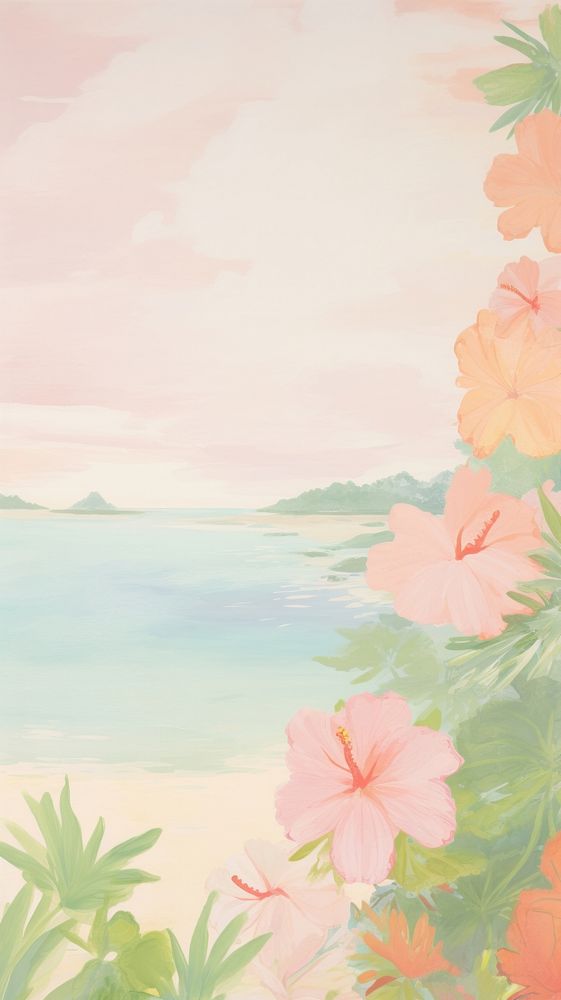 Hawaii backgrounds painting outdoors. | Premium Photo Illustration ...