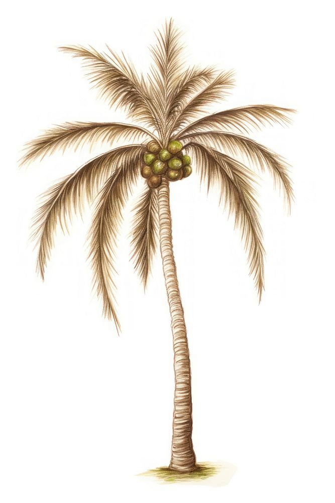 Palm tree drawing sketch | Free Photo Illustration - rawpixel