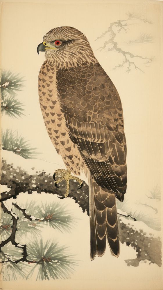 Hawk buzzard animal bird | Free Photo Illustration - rawpixel