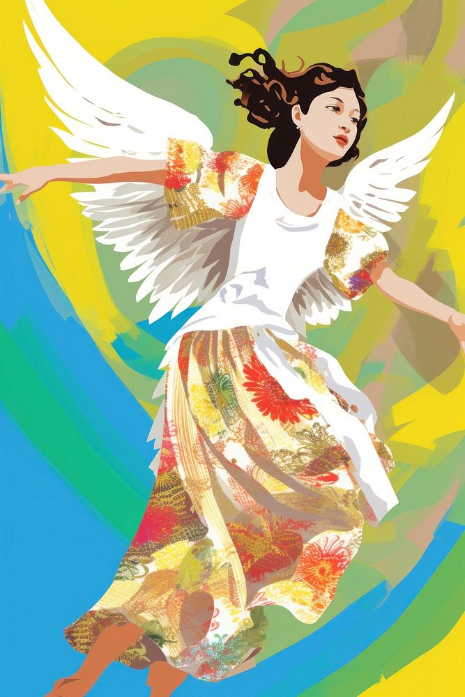 Angel dancing adult art | Free Photo Illustration - rawpixel