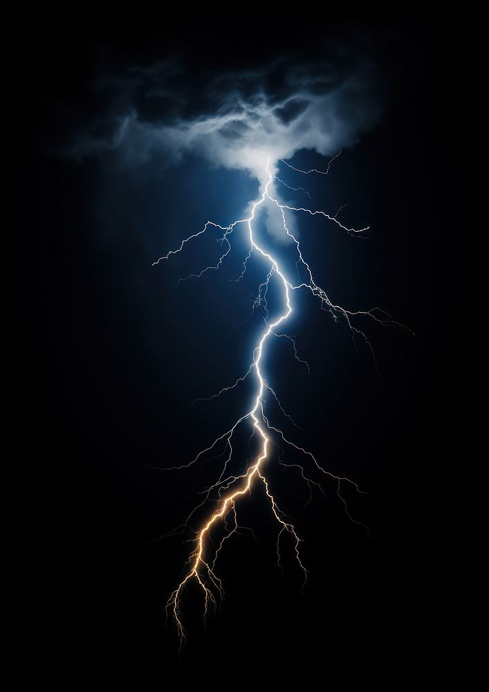 Thunder lighting thunderstorm lightning nature. | Premium Photo - rawpixel
