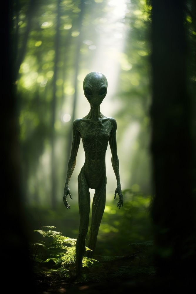 Aliens full body green sunlight | Free Photo - rawpixel
