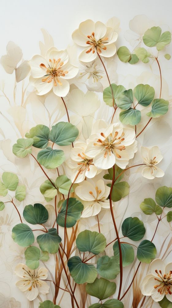 Clover flower pattern plant. | Free Photo - rawpixel