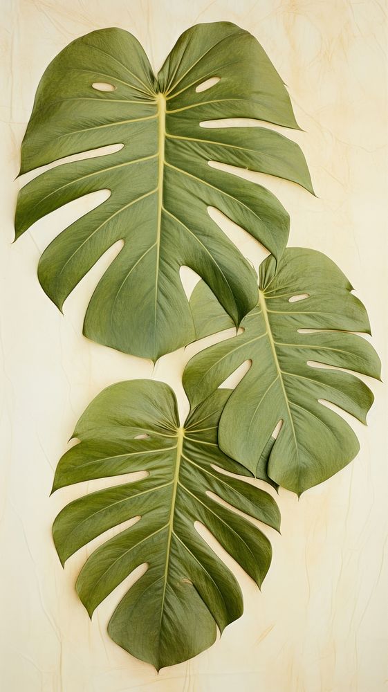 Real pressed monstera leaves flower | Free Photo - rawpixel