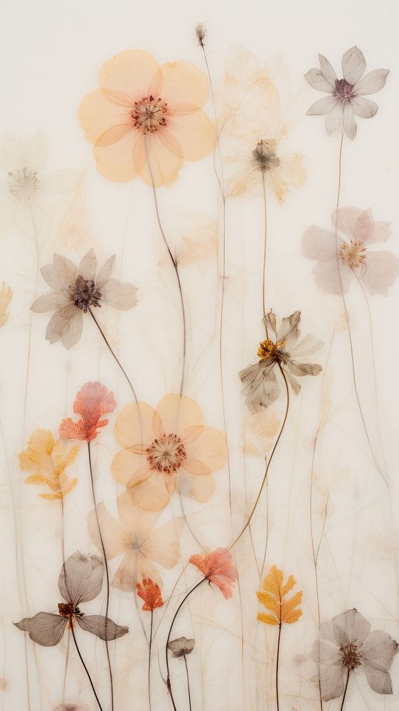 Real pressed dry flowers backgrounds | Premium Photo - rawpixel