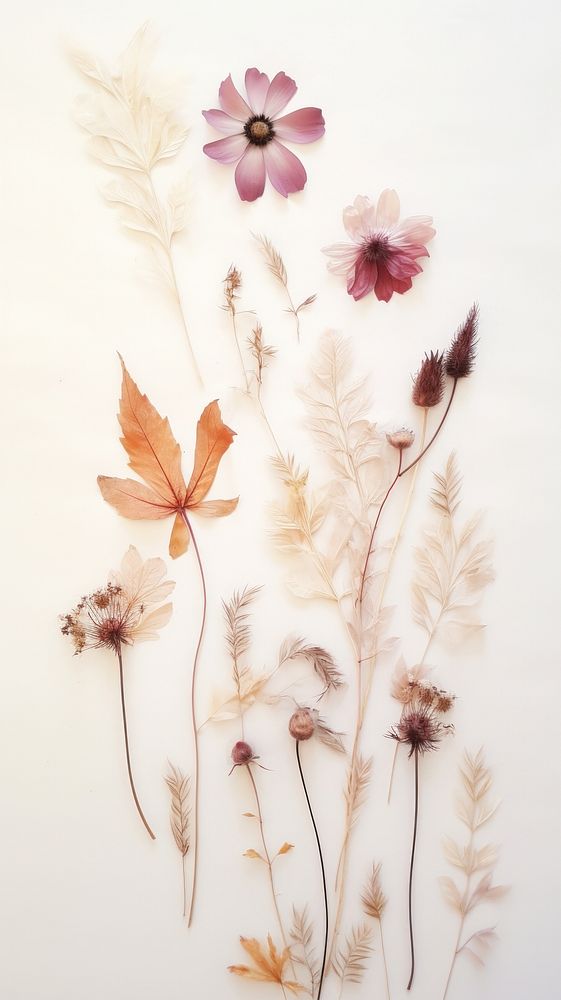 Real pressed dry flowers plant | Premium Photo - rawpixel