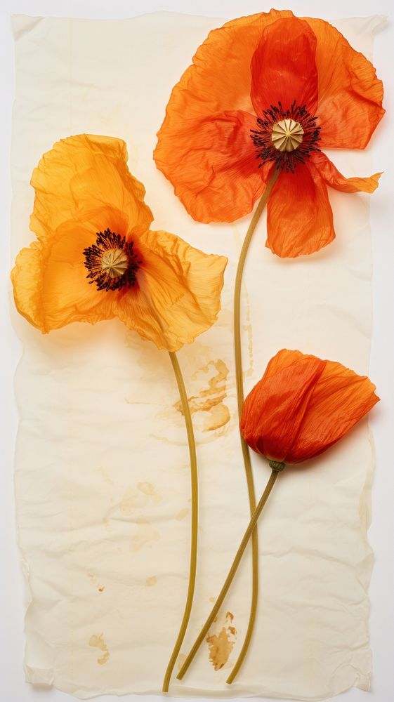 Real pressed poppy flowers petal | Premium Photo - rawpixel