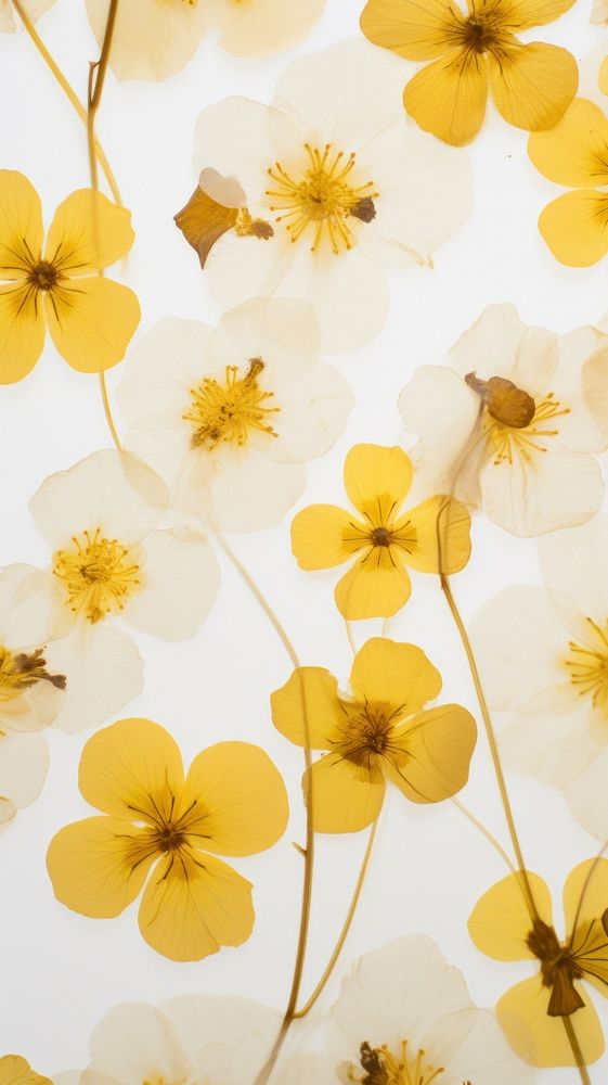 Real pressed primrose flowers backgrounds | Premium Photo - rawpixel