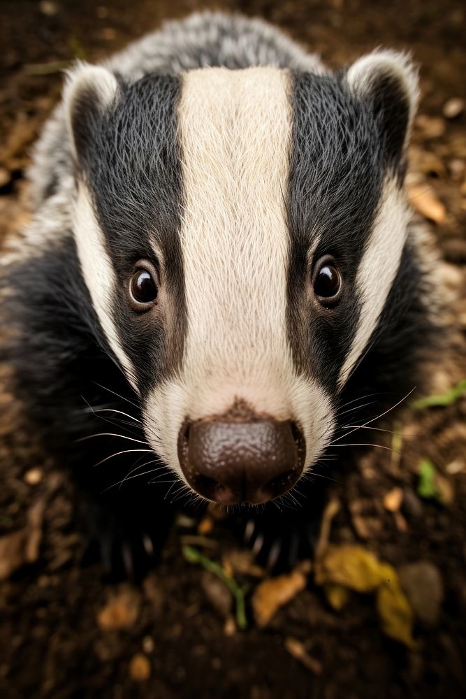 Badger looking camera animal wildlife | Premium Photo - rawpixel