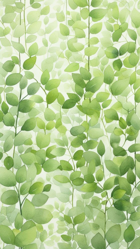 Wallpaper Green leaves green pattern | Premium Photo Illustration - rawpixel