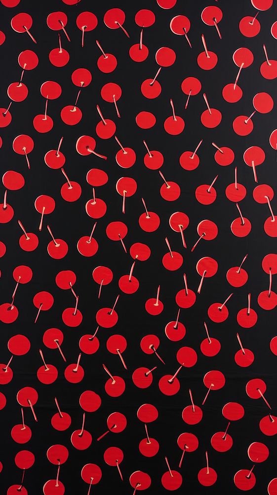 Black cherries pattern backgrounds wallpaper. | Premium Photo ...