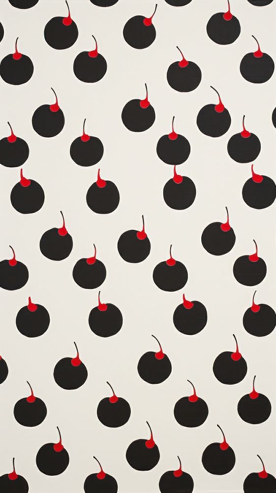 Chubby black cherries pattern backgrounds | Premium Photo Illustration ...