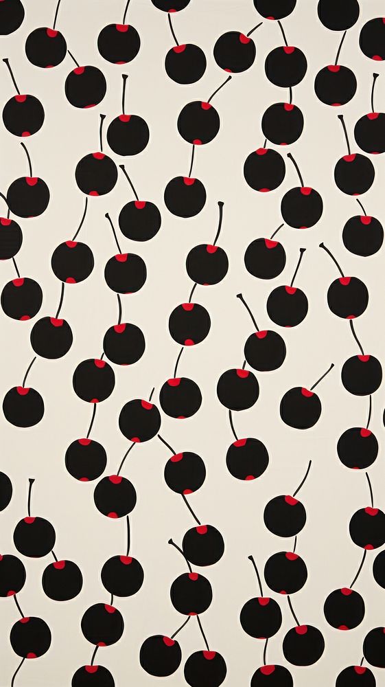 Gigantic black cherries backgrounds pattern | Premium Photo ...