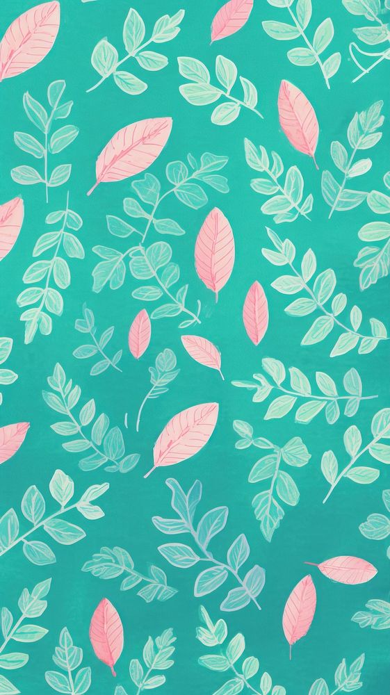 Green leaves backgrounds wallpaper pattern. | Premium Photo ...